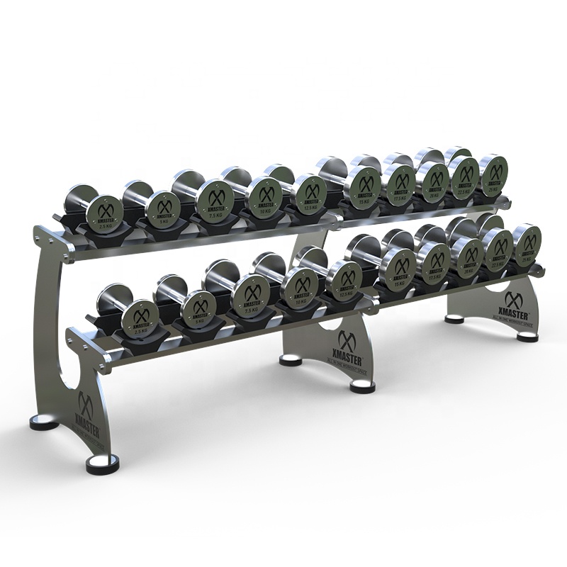 China XMASTER Gym Equipment Chrome Dumbbell Rack manufacturers and ...
